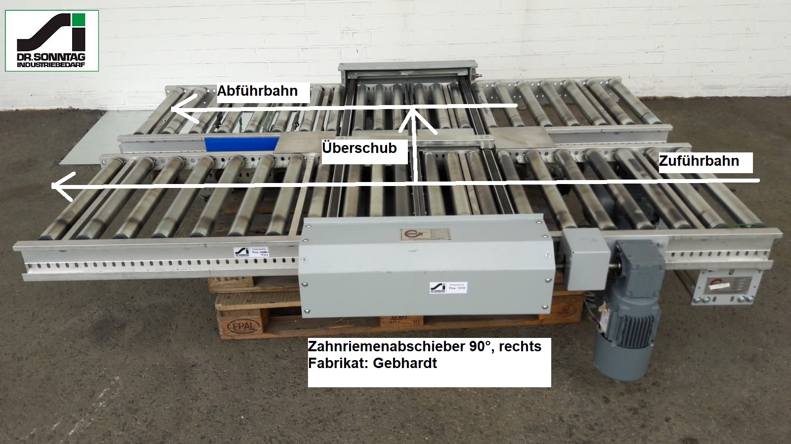 Gebhardt Zahnriemenabschieber 90° gerade + rechts 2000-550-100 ...
